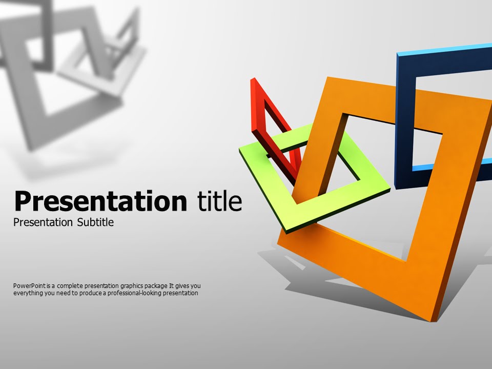 Square Layout Animated PPT Template