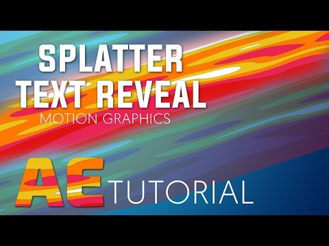 After Effects Tutorial: Paint Splatter Effect - Complete After Effects ...