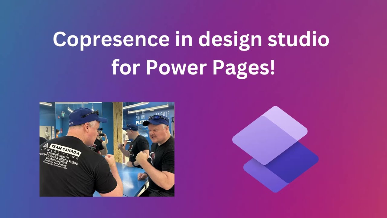 Copresence for Power Pages design studio