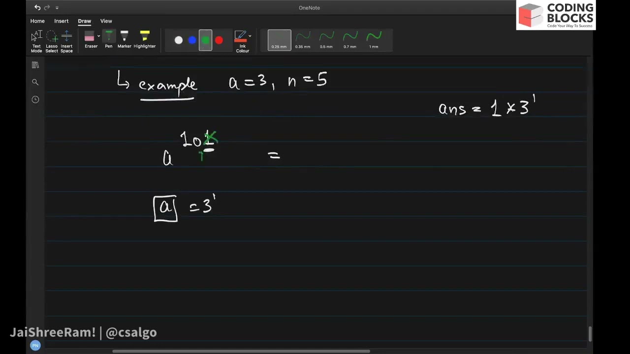 12.Fast Exponentiation using Bitmasking