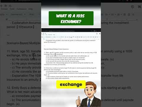 1035 Exchange: Tax-Free Wealth Transfer for the Insurance Exam
