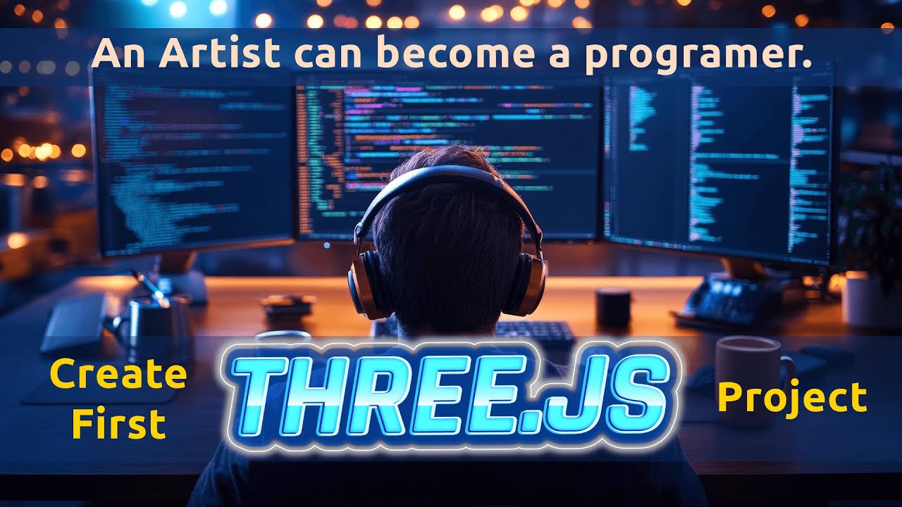 🔴 #3 Get Started with Three.js: A Beginner's Guide to Installing and Creating Your First Project