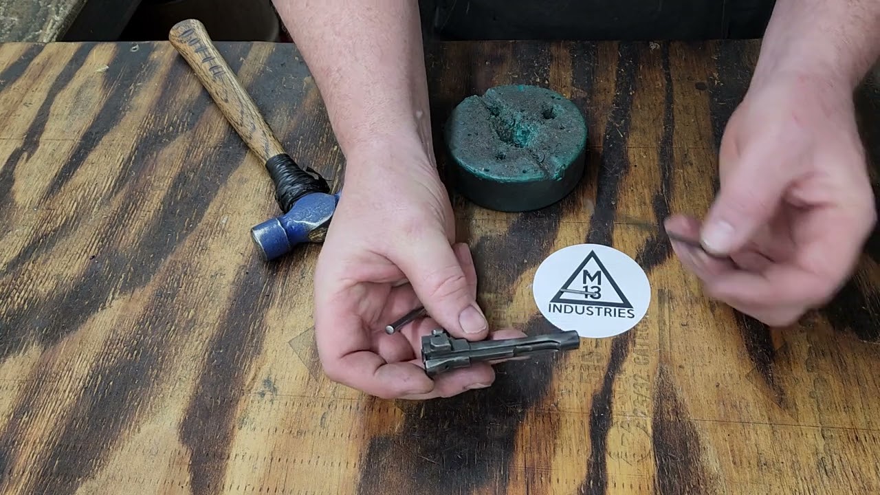 How to replace an AK firing pin. Same for AK47 and AK74.
