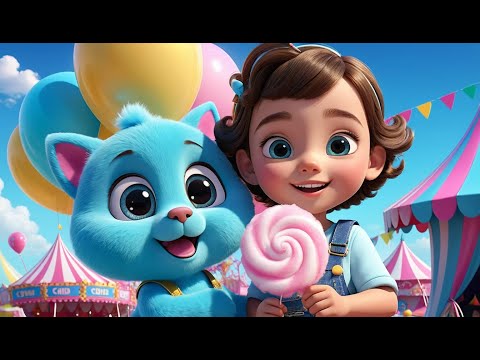 Cotton Candy, Sweet and Light Delight | Popular Nursery Rhyme | Educational Kids Songs