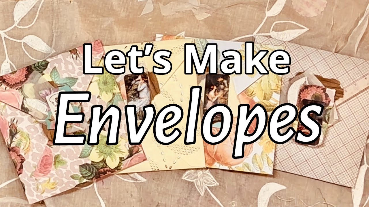 Making Pretty Envelopes with Ephemera (We R Memory Keepers)