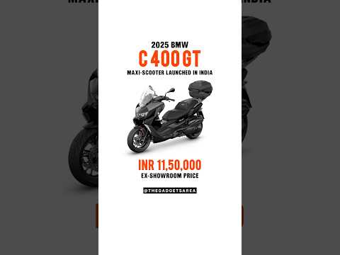 2025 BMW C 400 GT Maxi-Scooter Launched#bmwc400gt #maxiscooter