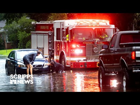 Georgia and South Carolina brace for major flooding from Tropical Storm Debby