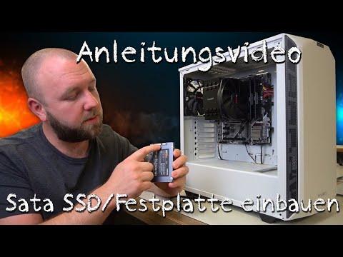 Anleitungsvideo: Sata SSD / Festplatte einbauen