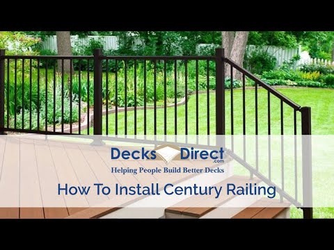 How to Install Century Aluminum Railing