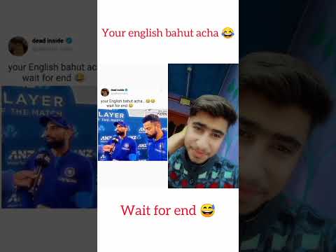 your english bahut acha 😂 #viral #reaction #duoblehindkofun