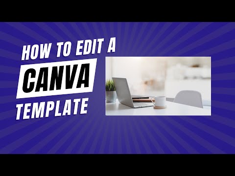 Etsy Template overview - How to make changes to a Canva template