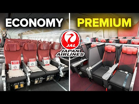 Japan Airlines ECONOMY vs. PREMIUM ECONOMY Comparison - Which Class Offers Better Value?