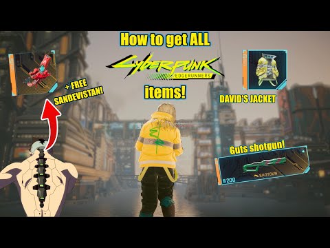 Unlock ALL Edgerunner Items! + Free Sandevistan Locations! | Cyberpunk 2077 (2.2 Update) guide