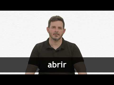 English Translation of “ABRIR” | Collins Spanish-English Dictionary