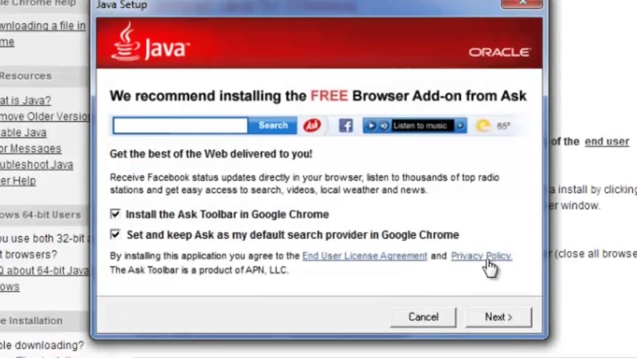 How to Install Java Plugin for Google Chrome : Internet Help & Basics