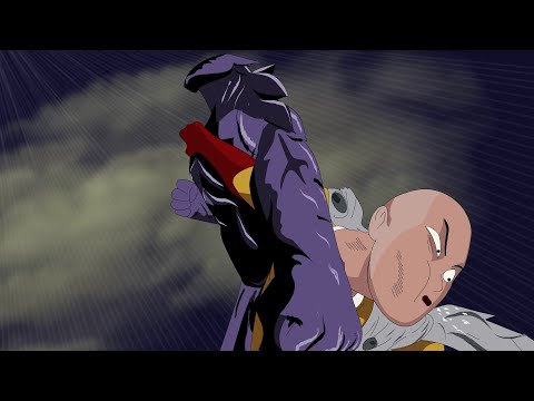 Saitama vs Cosmic Garou - One Punch Man Fan Animation
