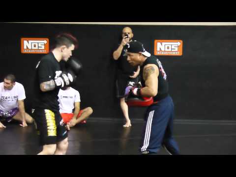 Scott Jorgensen getting ready for Urijah Faber