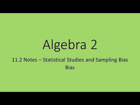 Algebra 2 11.2 Notes Bias
