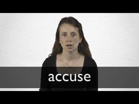 ACCUSE Synonyms | Collins English Thesaurus