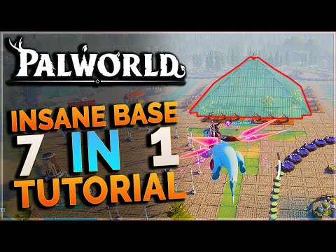 BEST Palworld Base Location For 7 IN 1 EPIC BUILD - Palworld Feybreak Full Base Building Guide