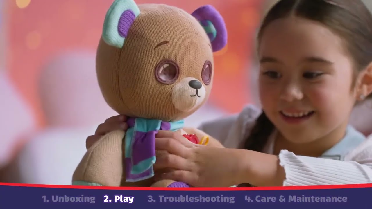 Thready Bear I Tips & Tricks I Interactive Plush Toys for Kids Boys Girls Children