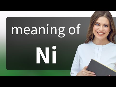 Ni | NI meaning