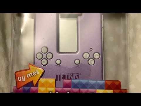 Radica Lighted Tetris Unboxing and Demo Thingy