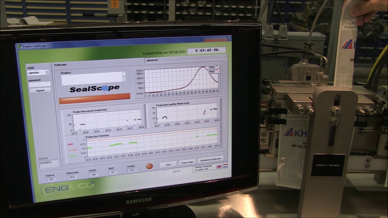 SealScope™ in-line seal inspection and monitoring technology  - working principle