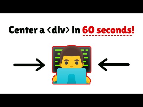 How to Center a Div in 60 seconds! #shorts