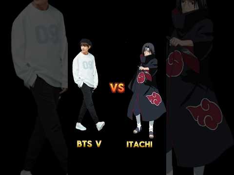 Itachi Vs BTS V Most Popular 💜❤️ #itachi #anime #btsarmy #bts #shorts #btsshorts #animeshorts