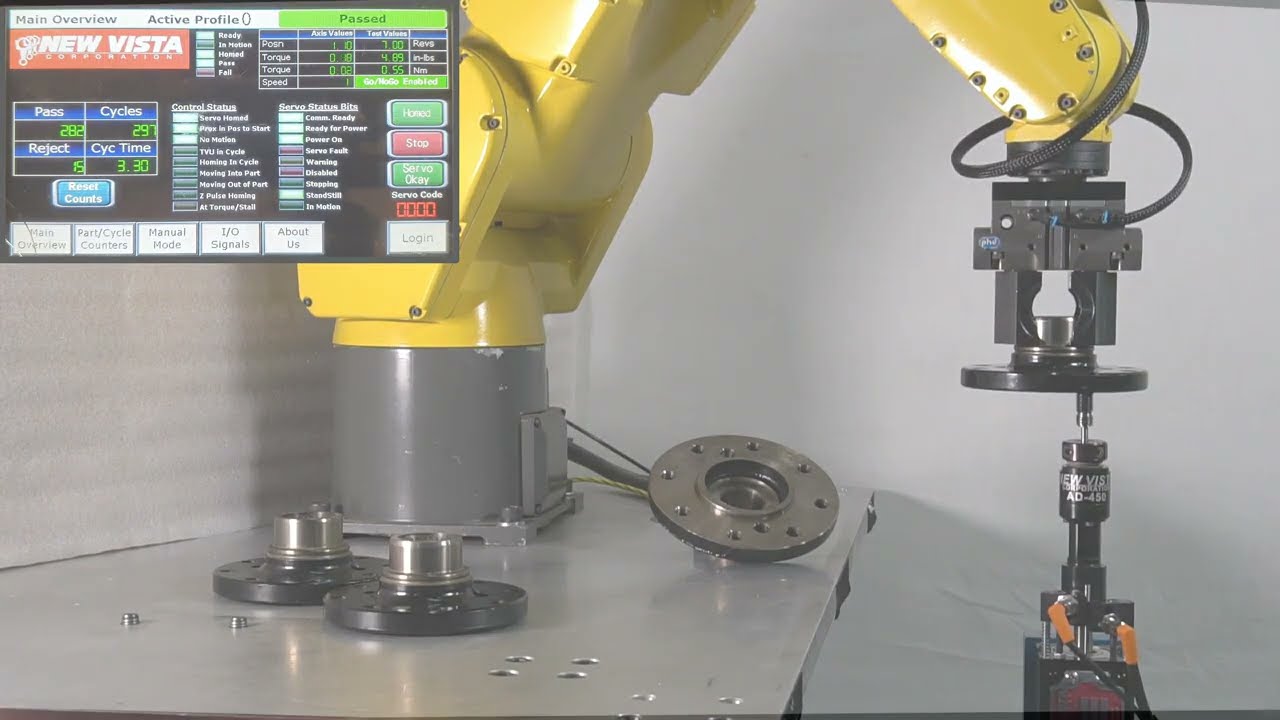 Robot Served FLX and STH Thread Verification Stations – New Vista ...