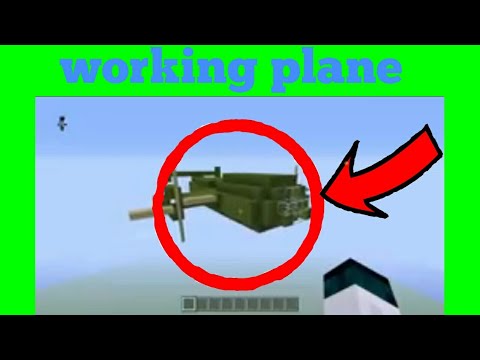 How to build a working bomber plane on minecraft.