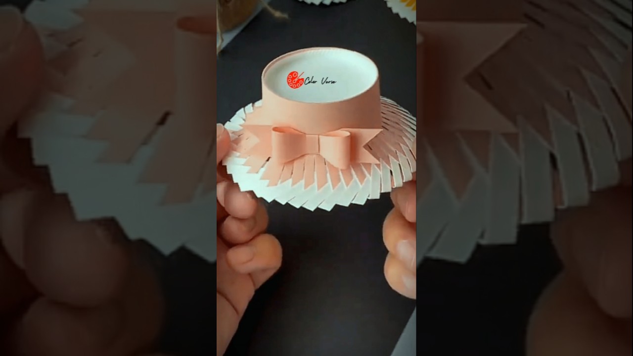 How to Make a Paper Hat | Easy DIY Tutorial। #art #short #PaperHatCraft #DIYPaperCrafts #diyideas