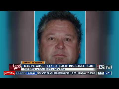 Man pleads guilty to health insurance scam