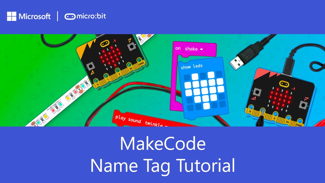 Micro:bit Name Tag Tutorial