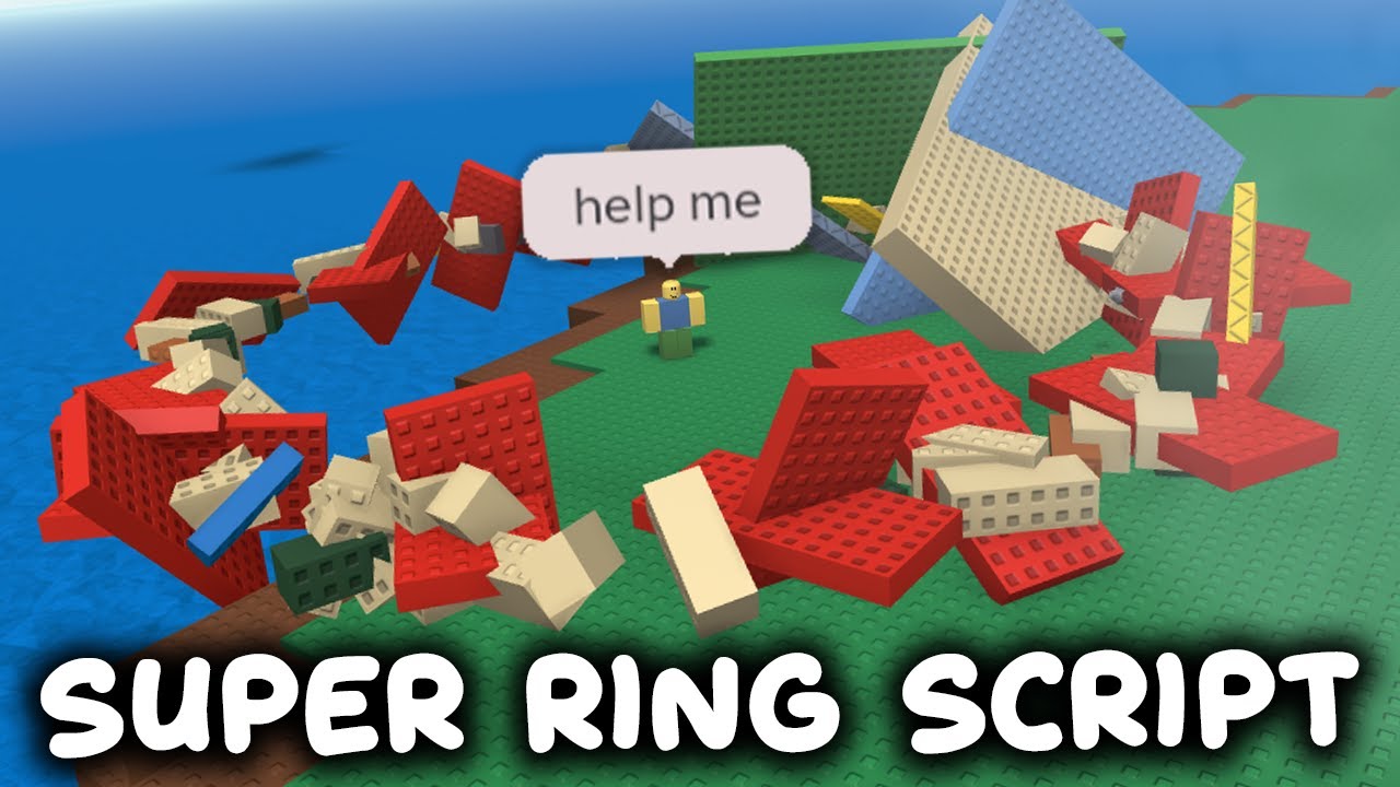 Super Ring Parts Script Showcase - ROBLOX EXPLOITING