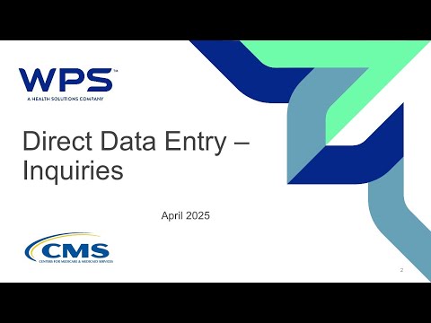 Encore: Direct Data Entry - Inquiries