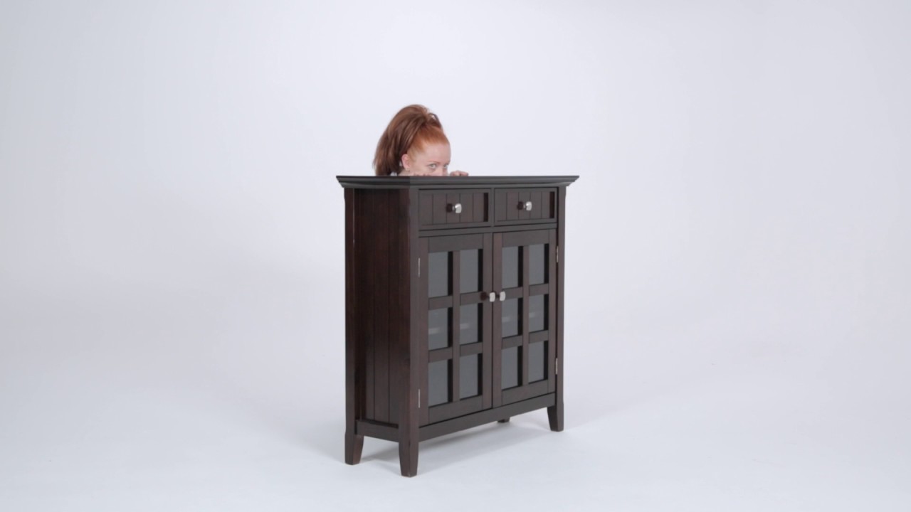 Simpli-Home | Acadian Medium Storage Cabinet