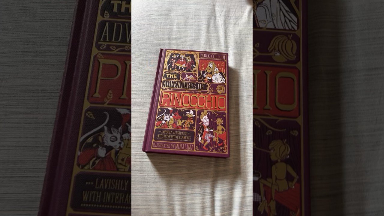 Pinocchio Book designed by Minalima 📖🧚‍♂️