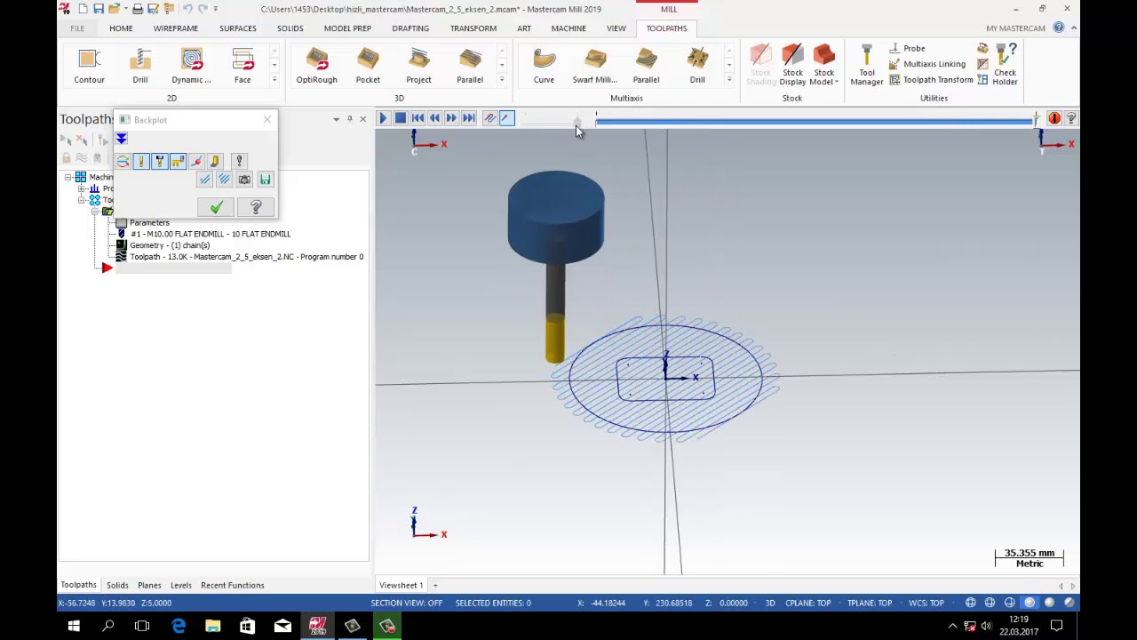 Mastercam Milling Example 01