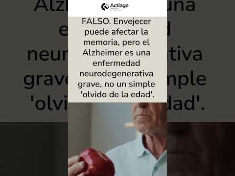 ¡Destierra los mitos sobre el Alzheimer!