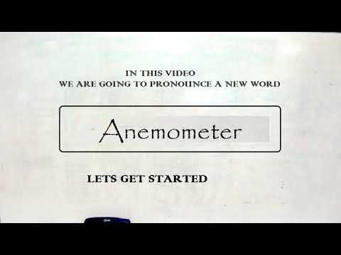 How To Pronounce Anemometer In American English ? How To Pronounce Anemometer In British English
