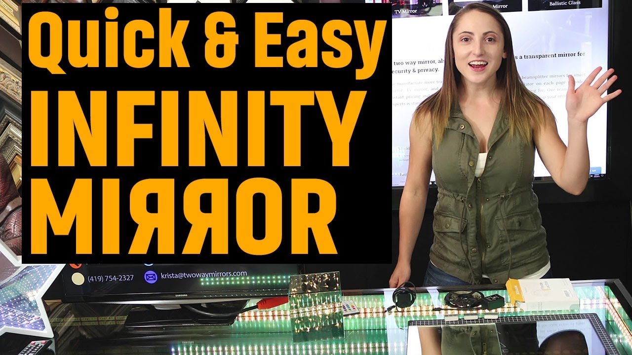 How To Make A Cheap Infinity Mirror