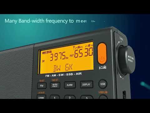 XHDATA D-808 Portable Radio AM/FM/SW/MW/LW SSB AIR RDS Radio