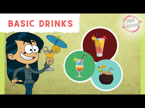 Basic Drinks - Audiovisual Vocabulary Flashcards