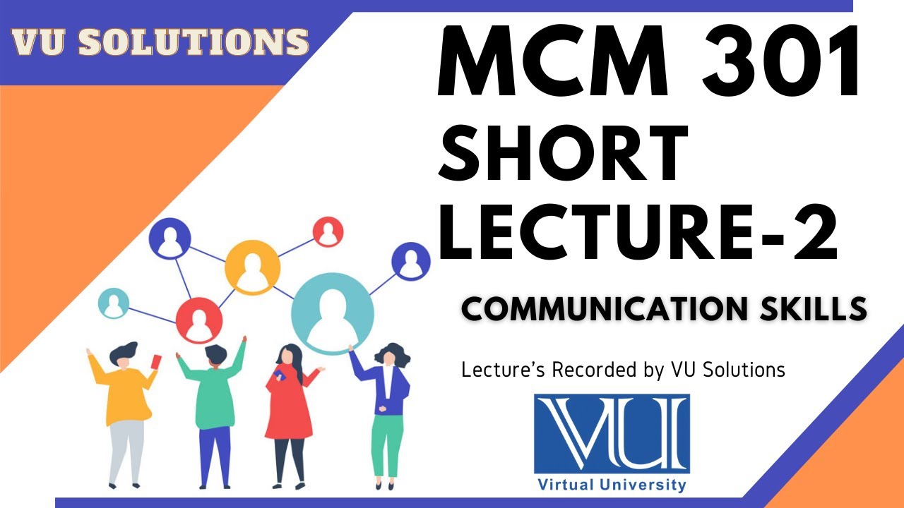 mcm301 short lectures 2 | mcm301 short notes || communication skills