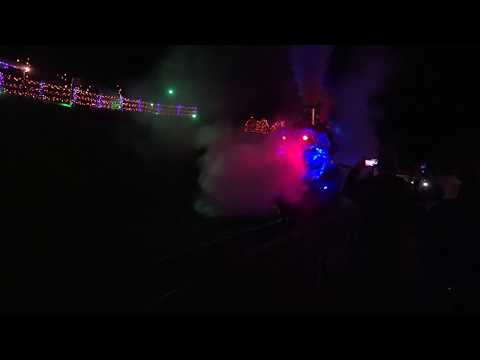 Tweetsie's Ghost Train Rolling Out Of The Station 4K