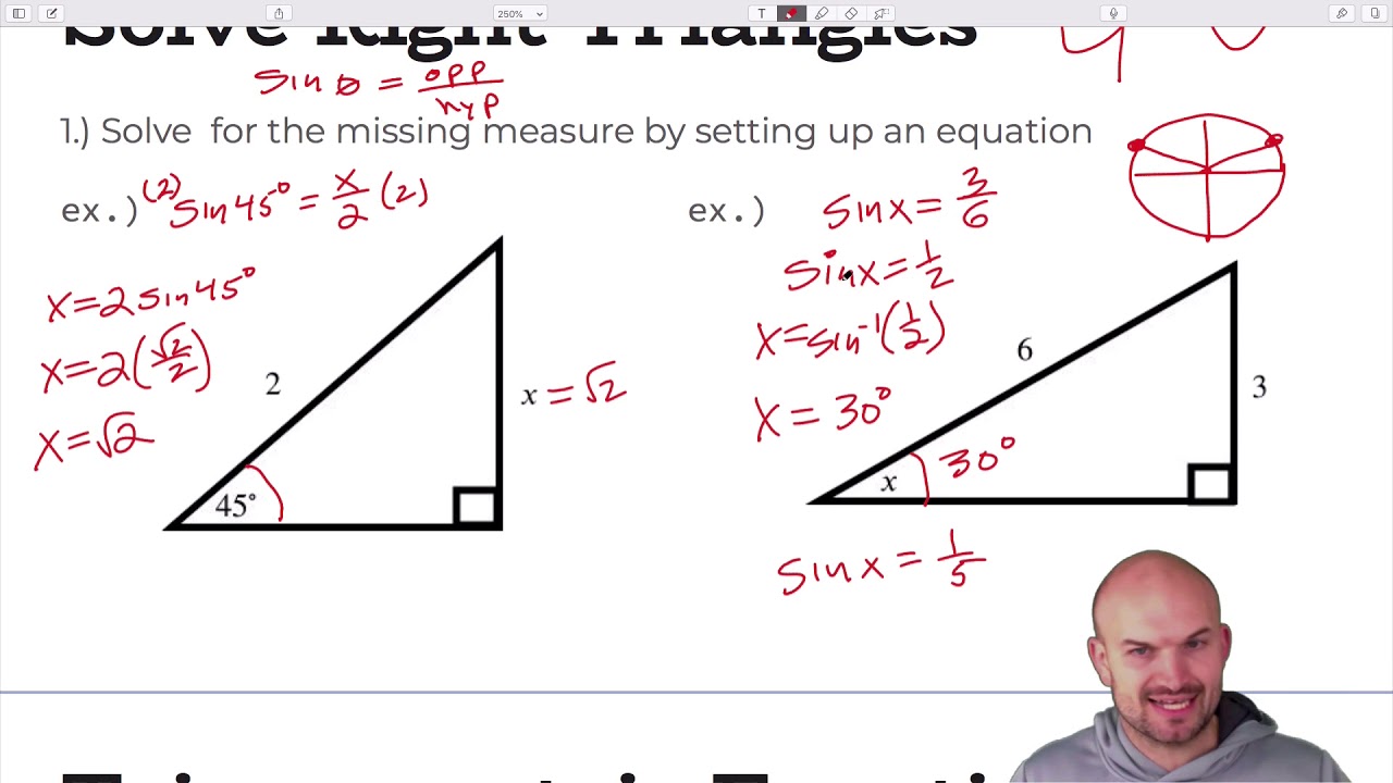 Word Problems in Trigonometry: Full Lesson