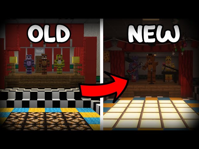 Samgladiator FNAF Nightmare Modded Remake READ DESCRIPTION Minecraft Map