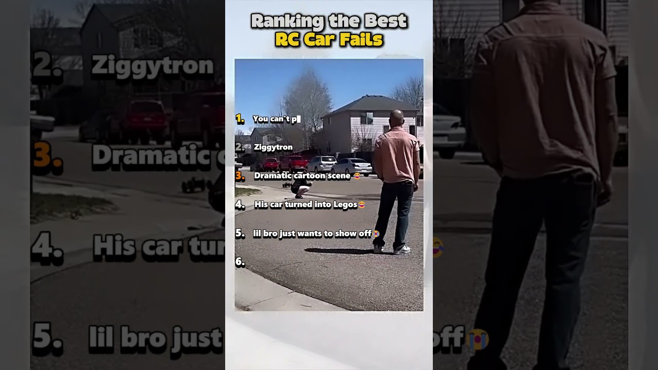 Ranking The Best RC Car Fails